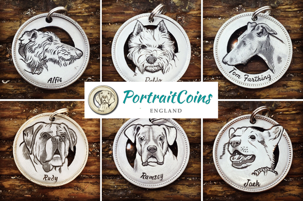 Hand Carved Portraits of Pets & People - PortraitCoins